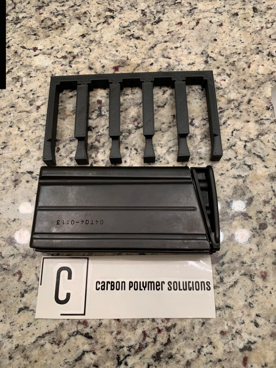 FN SCAR 17s Magazine Holder - Carbon Fiber Gun Magazine Storage ...