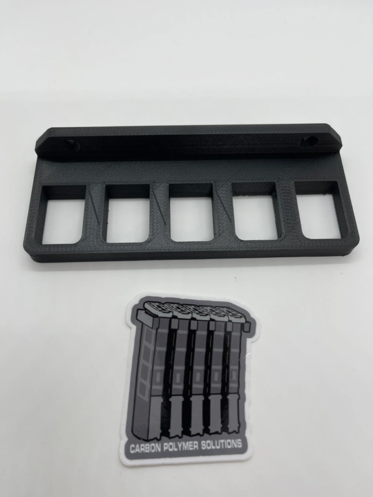 Blemished 9mm/40cal mag holder - Carbon Fiber Gun Magazine Storage ...